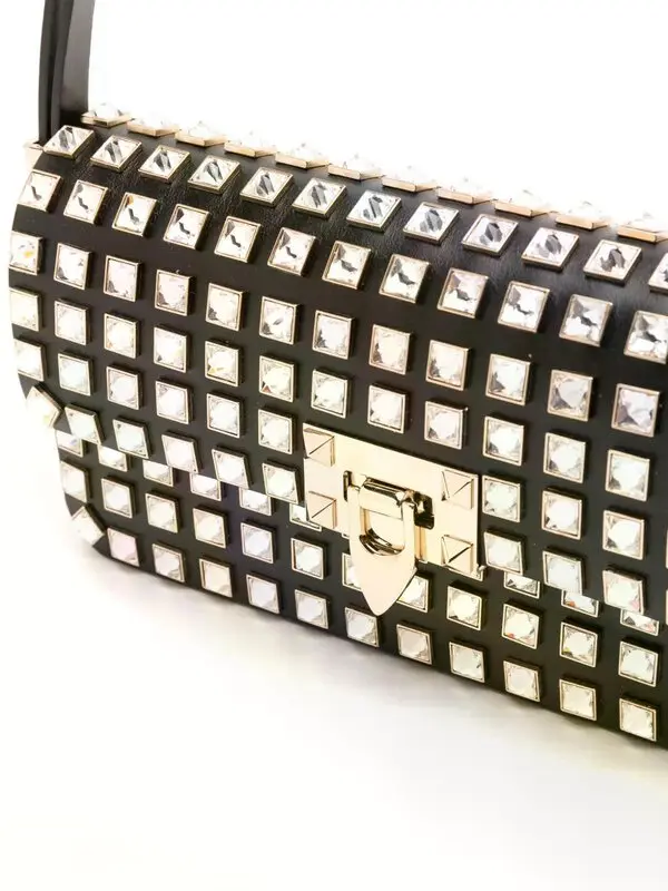 Valentino Garavani Rockstud E/w Leather Shoulder Bag