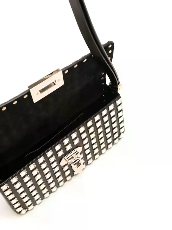 Valentino Garavani Rockstud E/w Leather Shoulder Bag