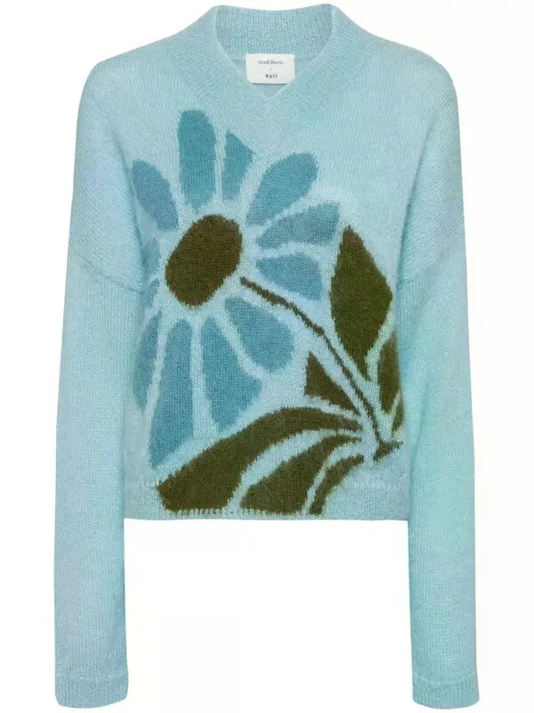 ONEFIFTEEN Xsuii Patterned Jumper - Blue