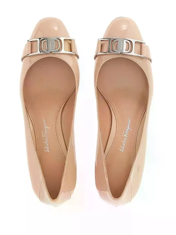 FERRAGAMO 50mm Vara Chain Pumps