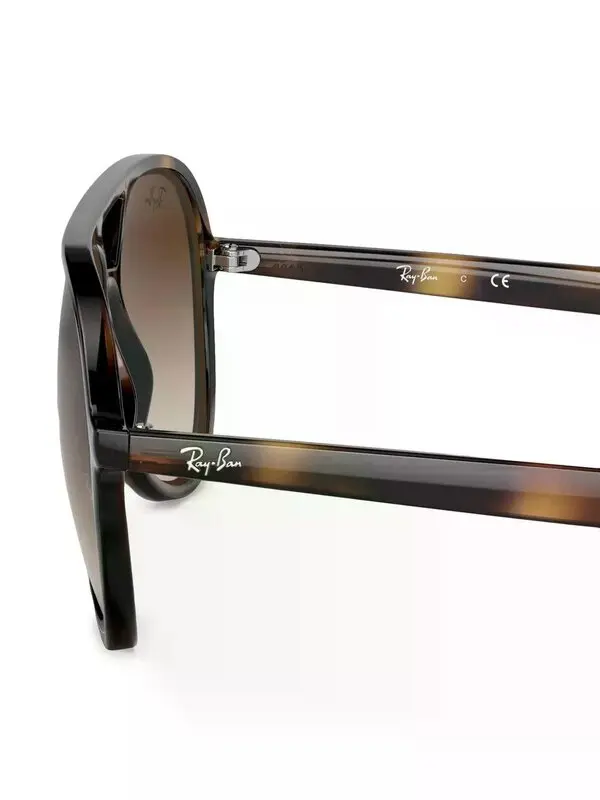 Ray-ban Tortoiseshell Aviator Frames - Green