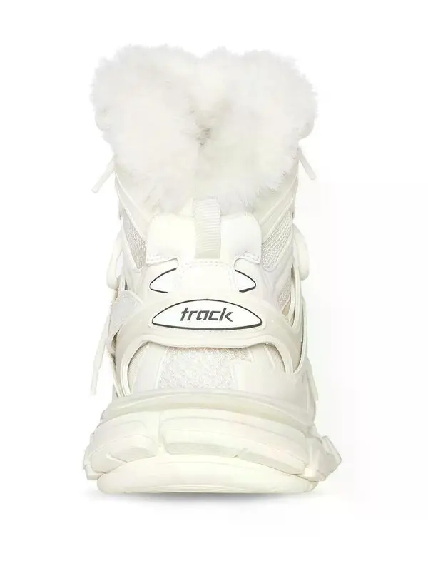 Balenciaga Track Hike Fur-fur Sneaker Boots