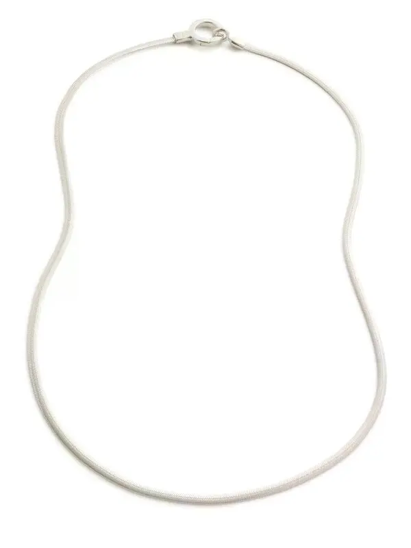Monica Vinader Snake Chain Necklace - Silver