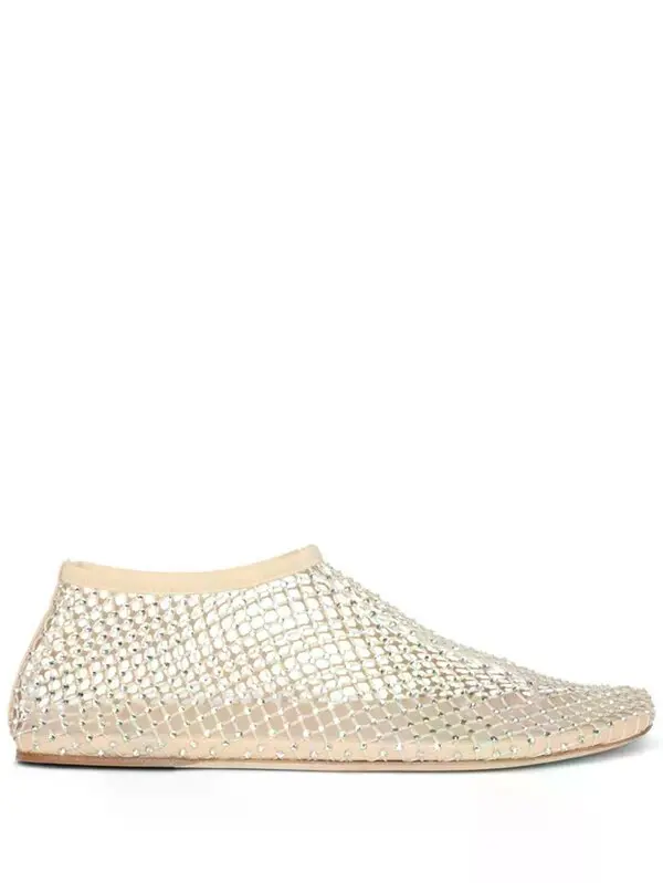 Christopher Esber Minette Mesh Ballerina Shoes - Neutrals