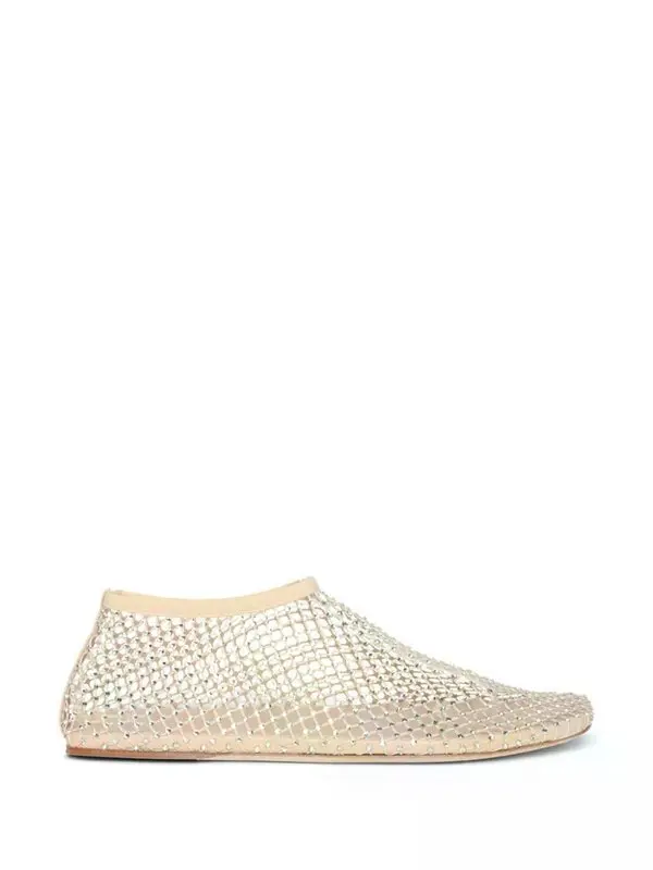 Christopher Esber Minette Mesh Ballerina Shoes - Neutrals