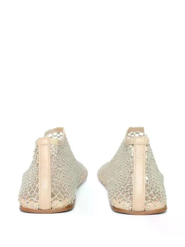 Christopher Esber Minette Mesh Ballerina Shoes - Neutrals
