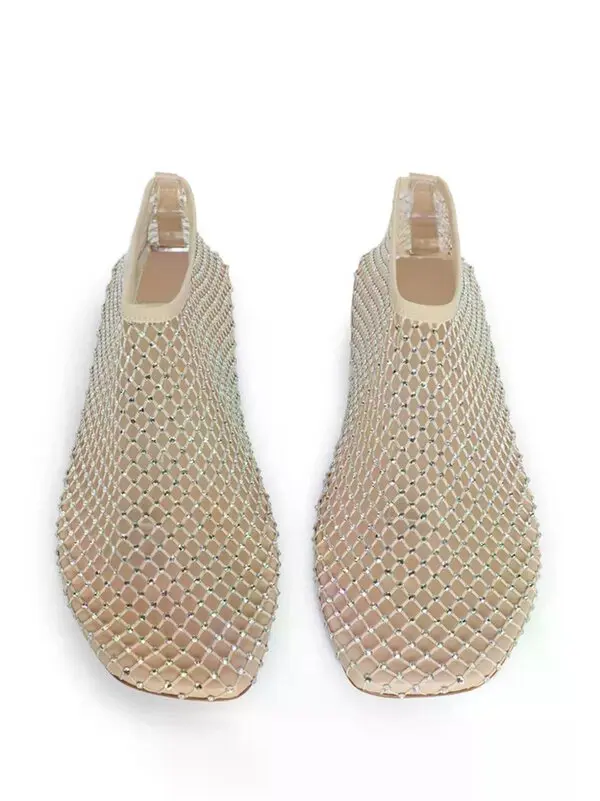 Christopher Esber Minette Mesh Ballerina Shoes - Neutrals