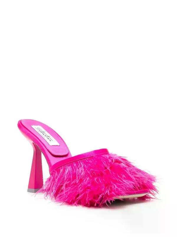 SEBASTIAN MILANO 110mm Feather-trim Sandals
