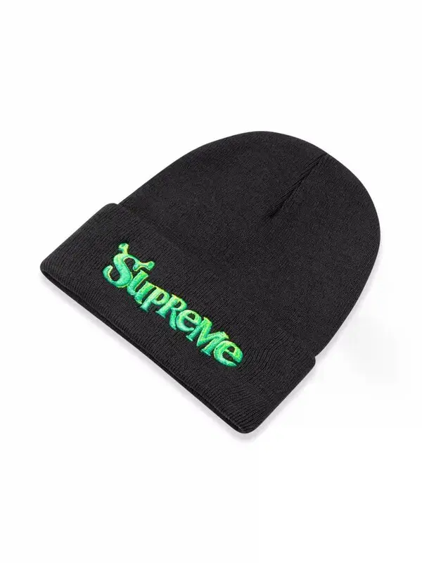 Supreme X Shrek Logo Beanie