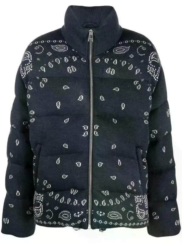 Alanui Printed Padded Jacket - Blue
