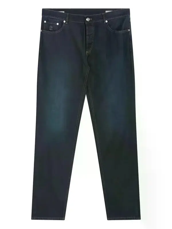 Brunello Cucinelli Straight-leg Jeans - Blue