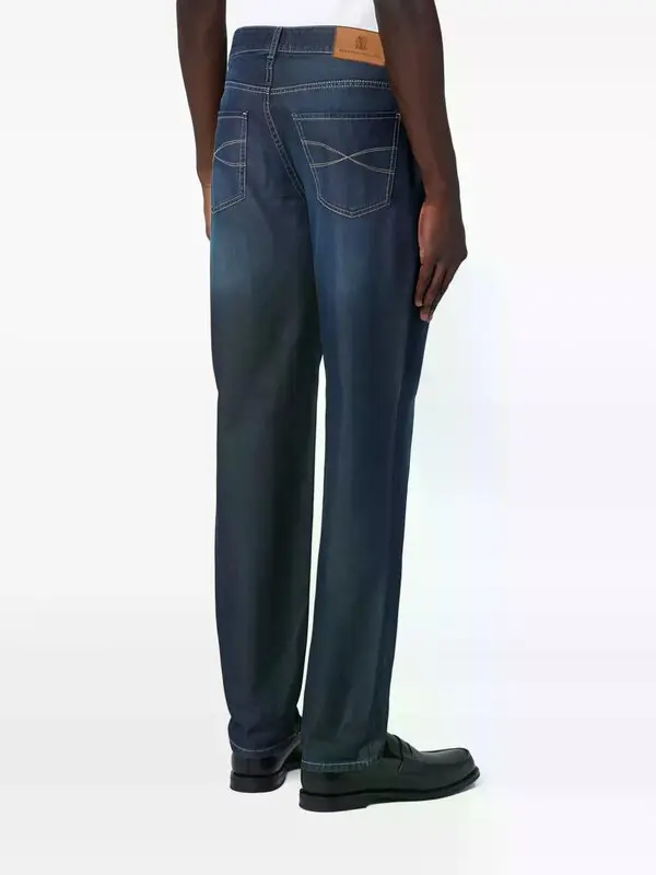 Brunello Cucinelli Straight-leg Jeans - Blue