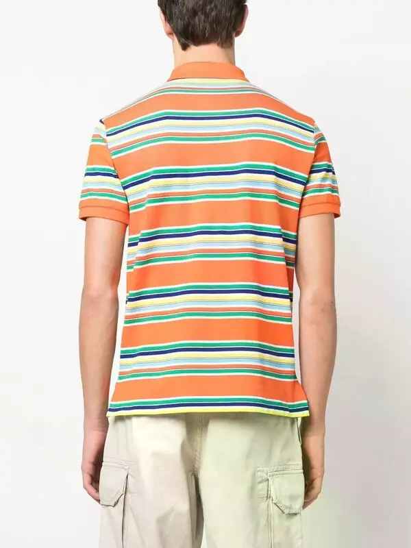 Polo Ralph Lauren Stripe-print Short-sleeved Polo Shirt
