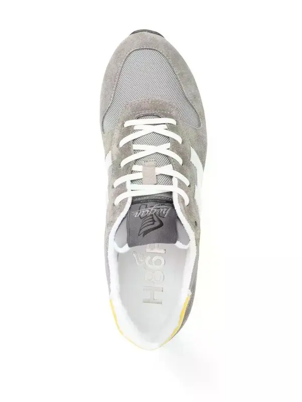 Hogan Panelled Suede Sneakers - Grey