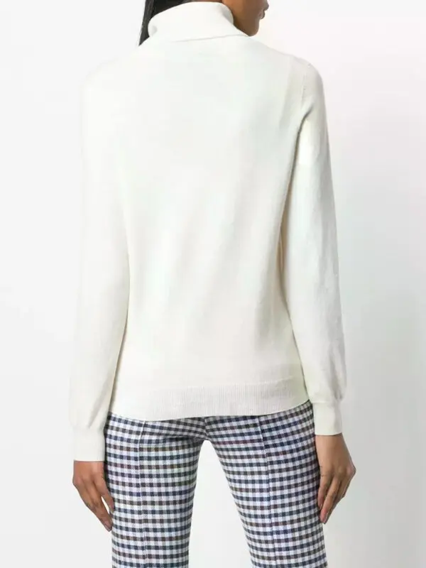 N.peal Cashmere Roll Neck Jumper - Neutrals