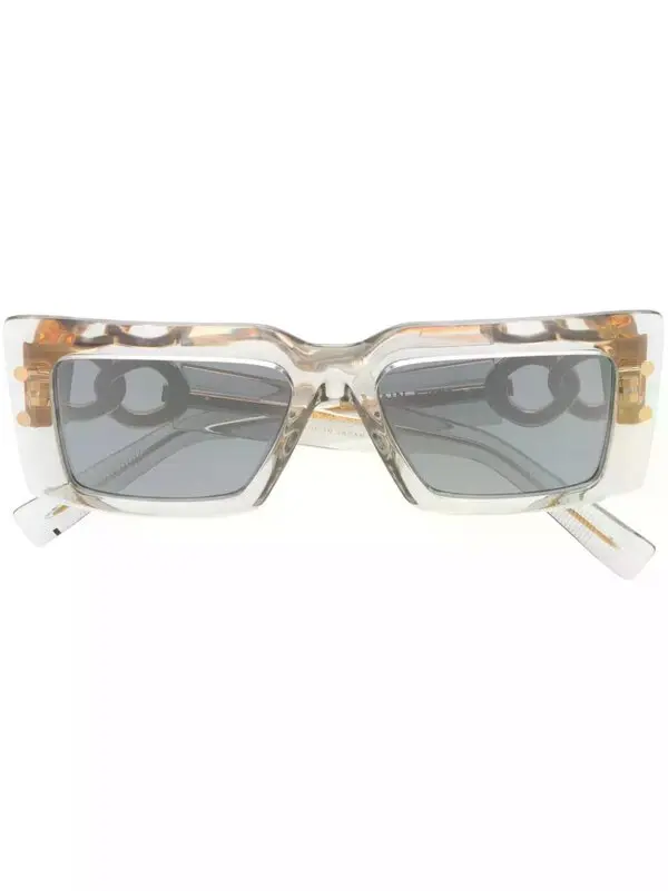 Balmain Square-frame Sunglasses - Grey