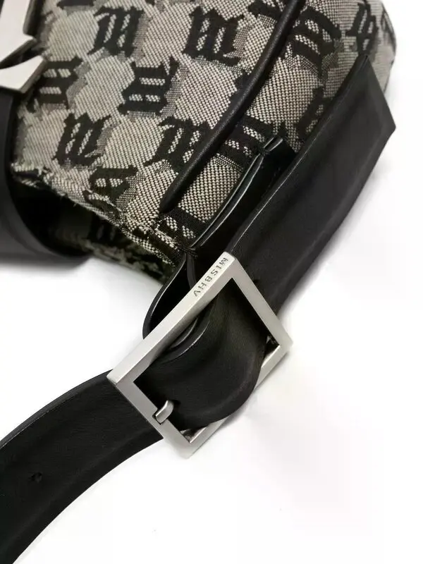 MISBHV Logo-pattern Print Shoulder Bag