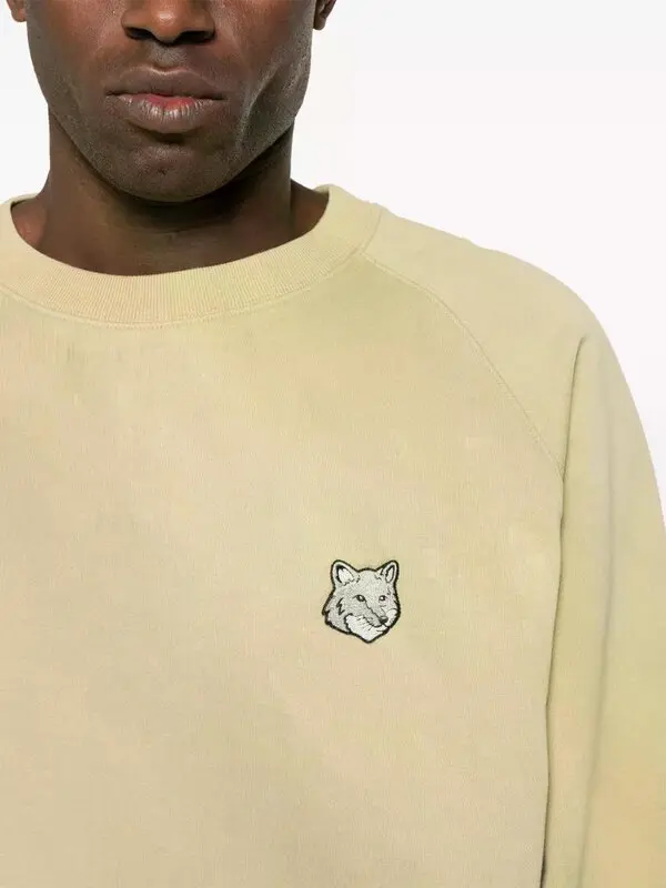 Maison Kitsuné Bold Fox Head Cotton Sweatshirt
