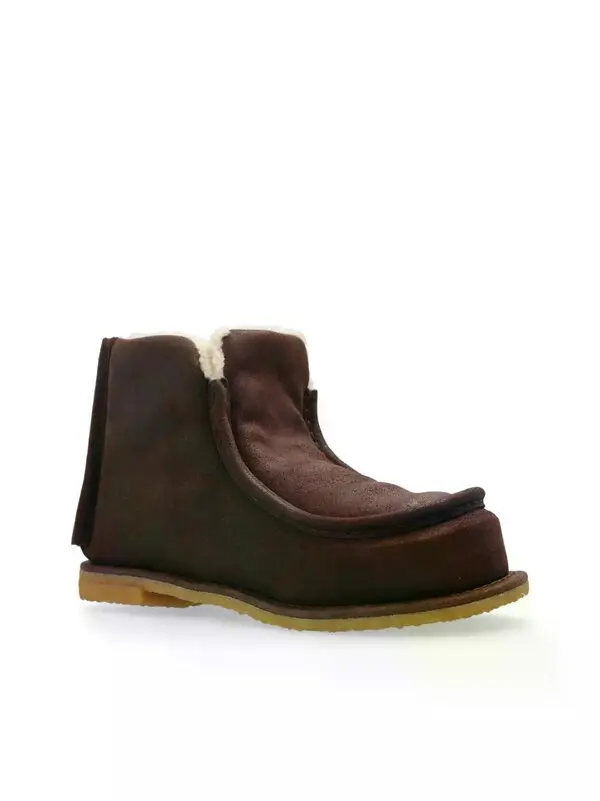 JW Anderson Shearling-lined Suede Ankle Boots