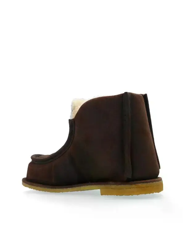 JW Anderson Shearling-lined Suede Ankle Boots