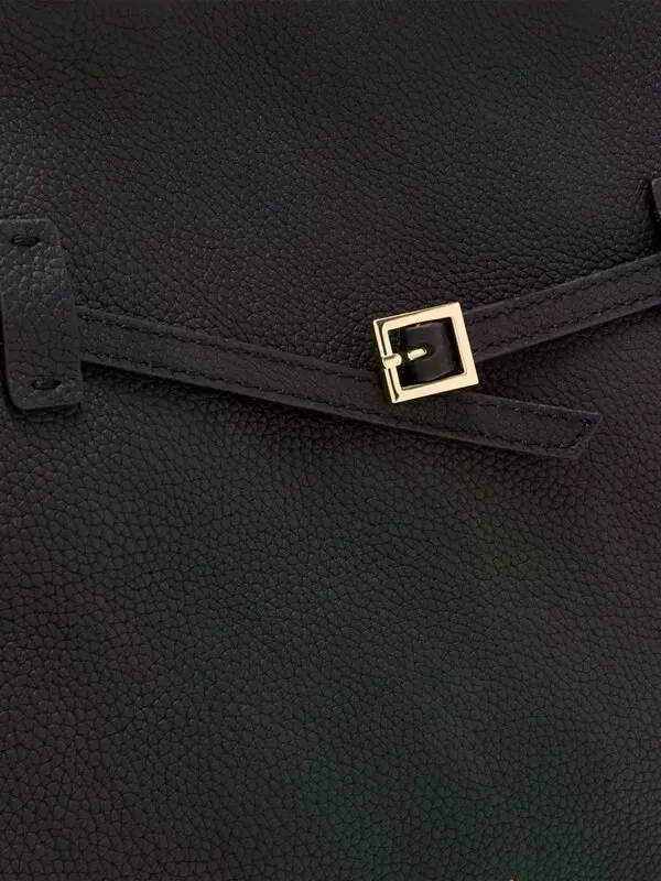 Manu Atelier 35 Le Cambon Leather Tote Bag - Black
