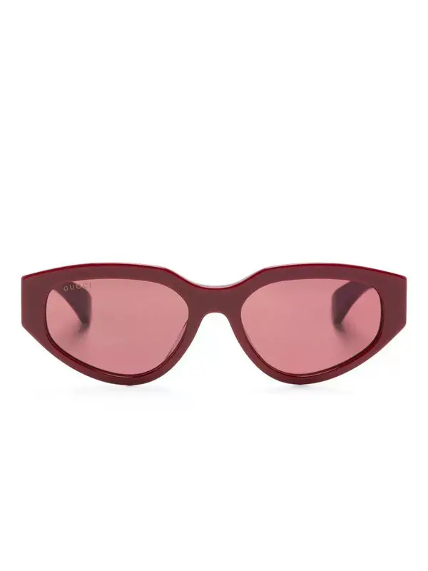 Gucci Cat-eye Frame Sunglasses - Red