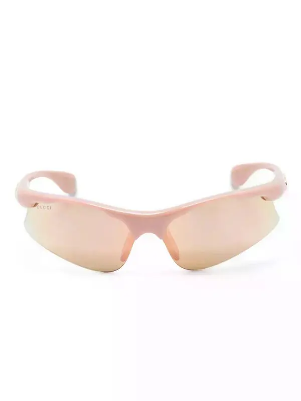 Gucci Biker Style-frame Sunglasses - Pink