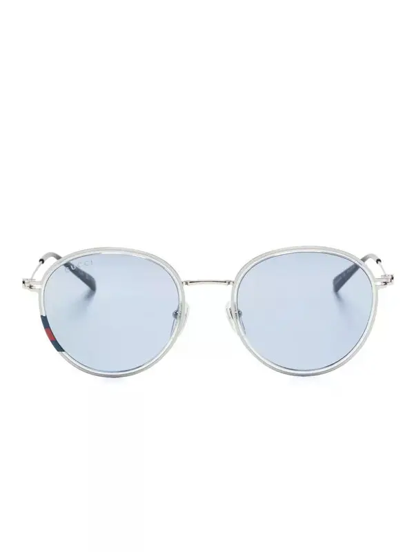 Gucci Round-frame Sunglasses - Silver