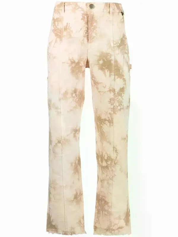 TWINSET Bleached-effect Jeans