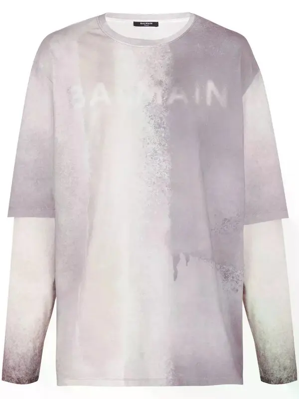 Balmain Logo-print Organic Cotton T-shirt
