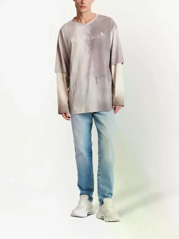 Balmain Logo-print Organic Cotton T-shirt