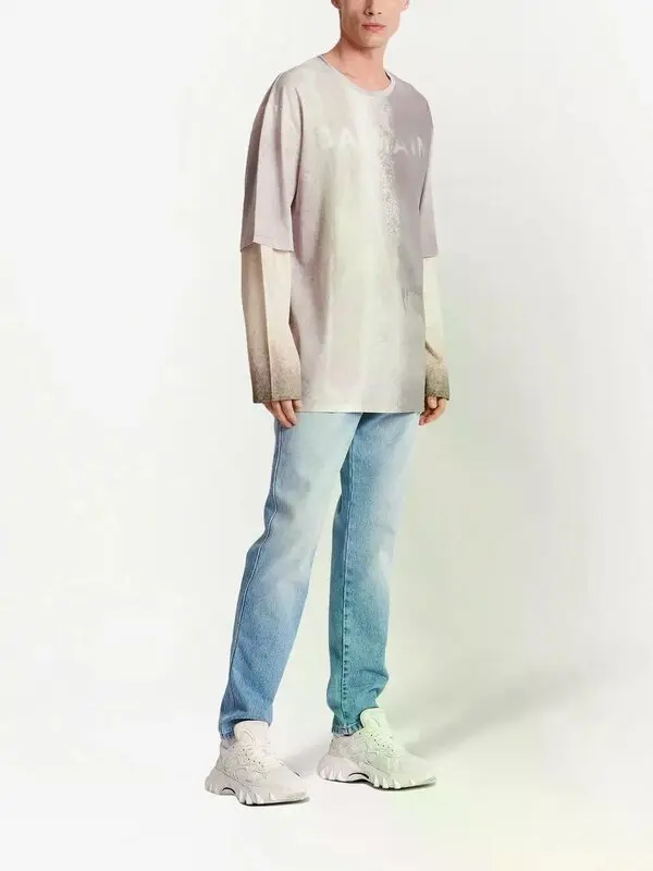 Balmain Logo-print Organic Cotton T-shirt