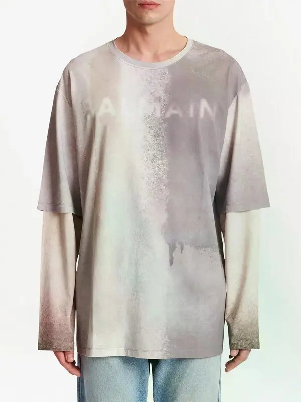 Balmain Logo-print Organic Cotton T-shirt