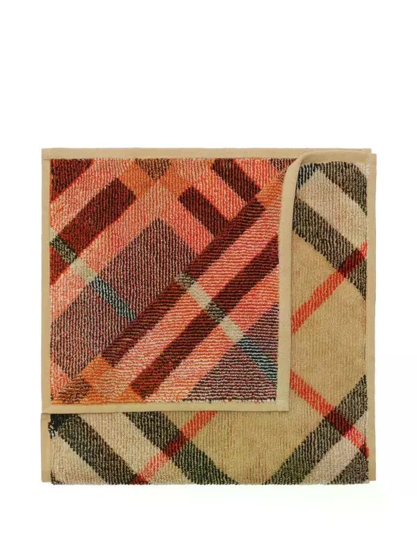 Burberry Checked Cotton Towel