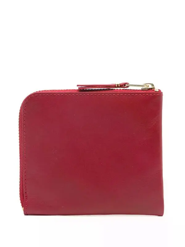 Comme Des Garçons Leather Wallet - Red