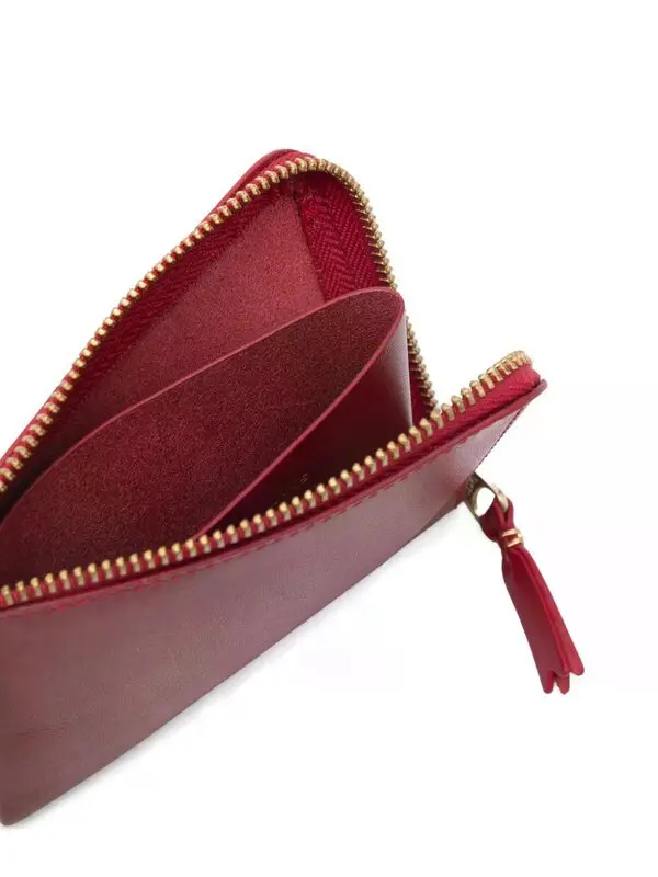 Comme Des Garçons Leather Wallet - Red