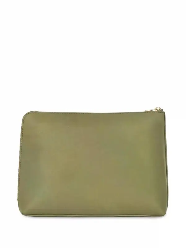 YU MEI Emily Lambskin Pouch - Green
