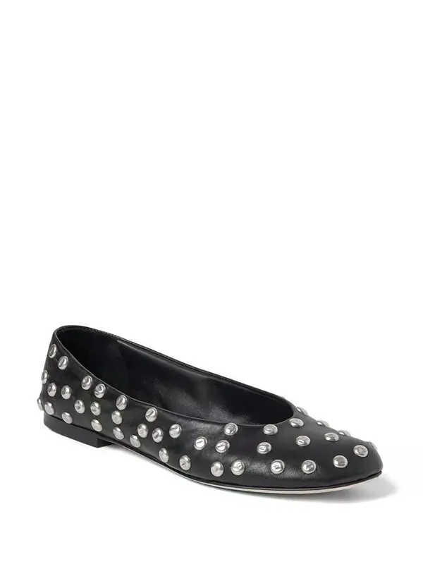 Gimaguas Stud-embellished Ballerina Shoes