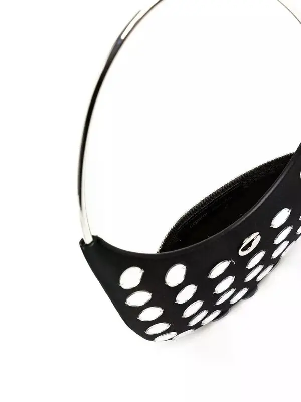 Coperni Polka-dot Studded Shoulder Bag