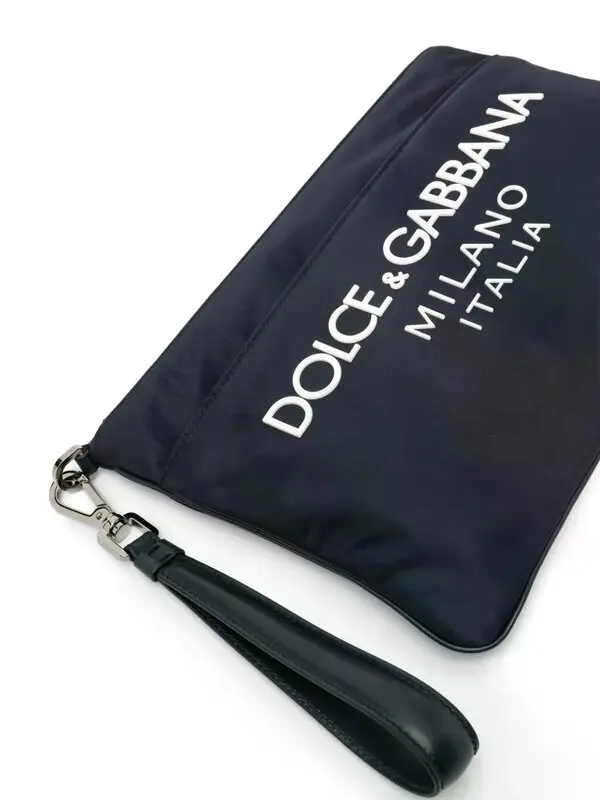 Dolce & Gabbana Logo-appliqué Clutch Bag