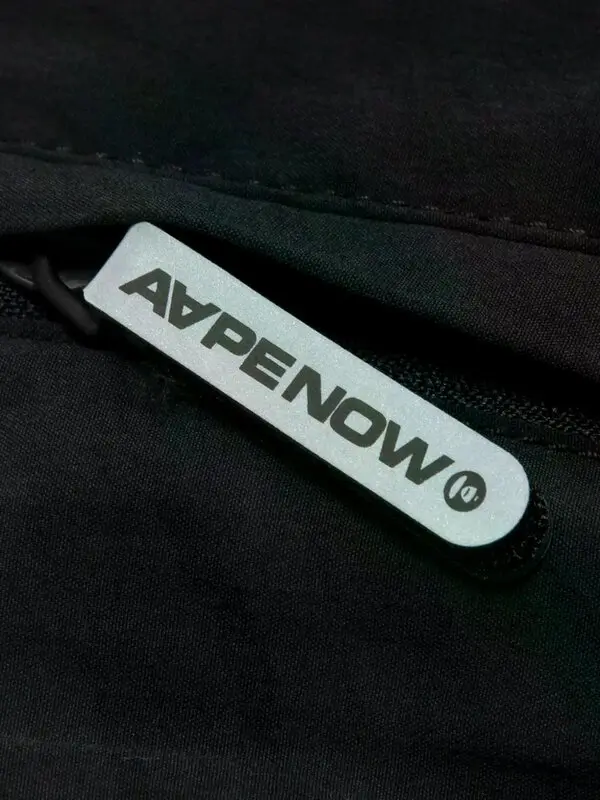 AAPE BY *A BATHING APE Moonface Logo-patch Shorts