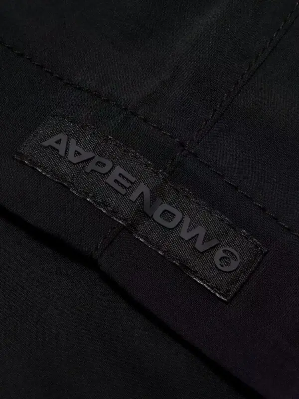 AAPE BY *A BATHING APE Moonface Logo-patch Shorts