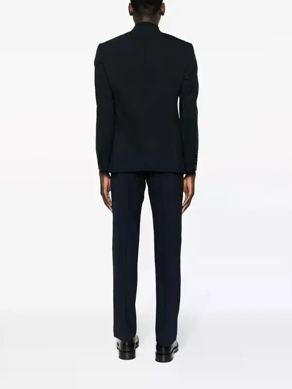 Emporio Armani Satin-trim Single-breasted Suit
