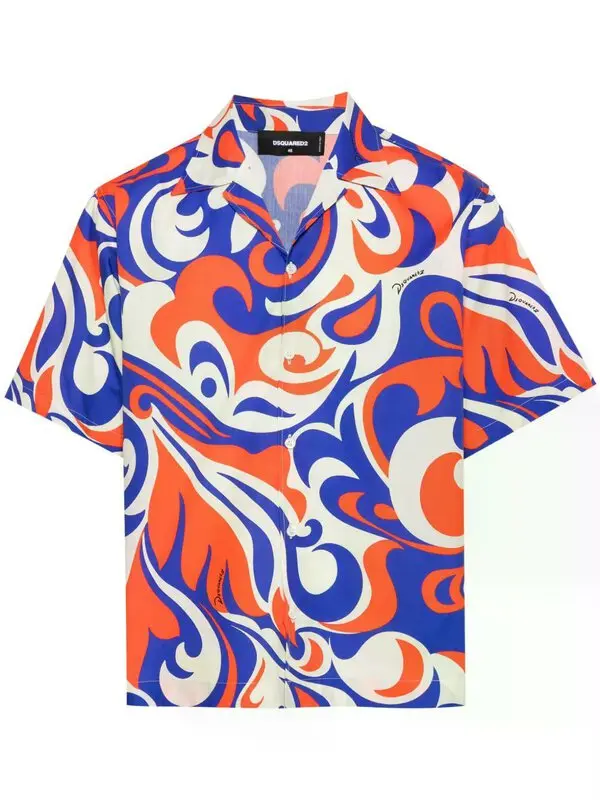 Dsquared2 Abstract-print Shirt