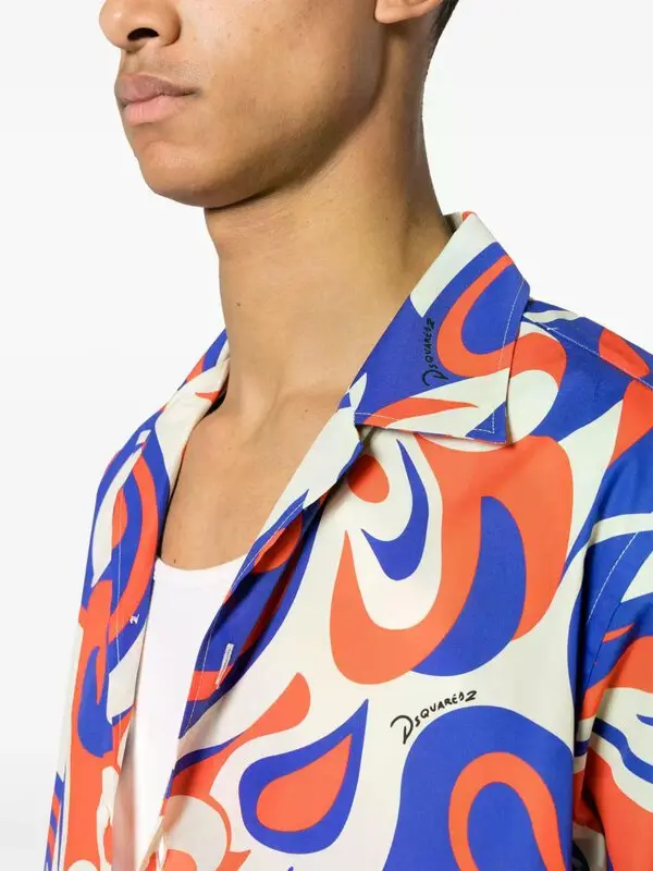 Dsquared2 Abstract-print Shirt