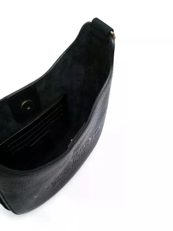 Valentino Garavani Logo-debossed Leather Shoulder Bag