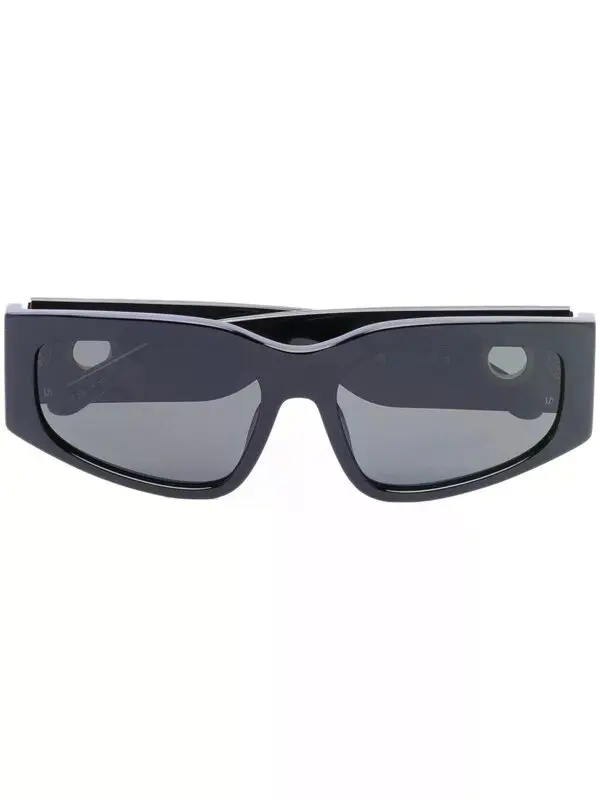 Linda Farrow Rectangle-frame Tinted Sunglasses - Black