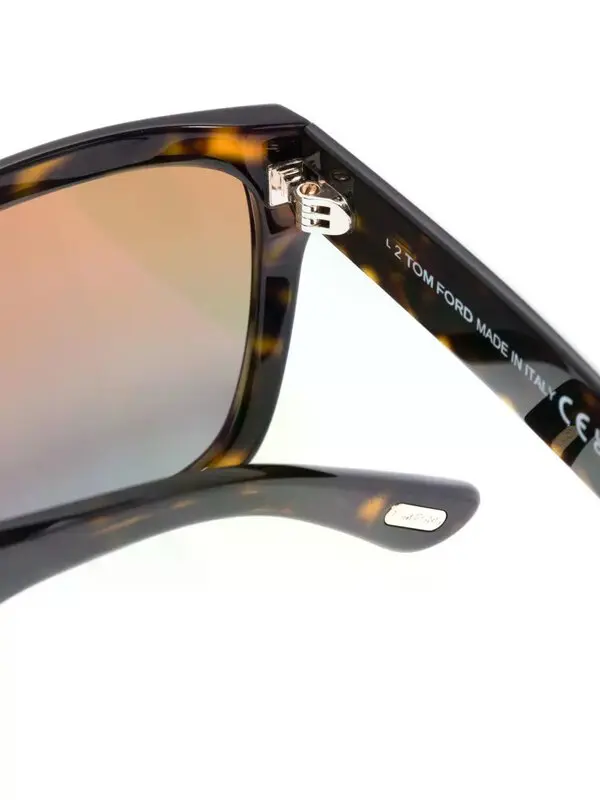 TOM FORD Alberto Tortoiseshell-effect Sunglasses