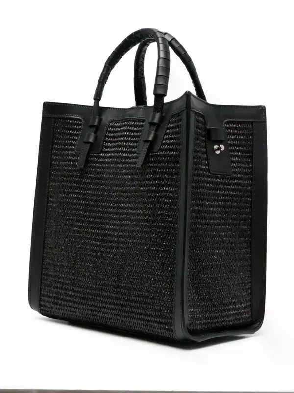 Casadei Beaurivage Raffia Tote Bag