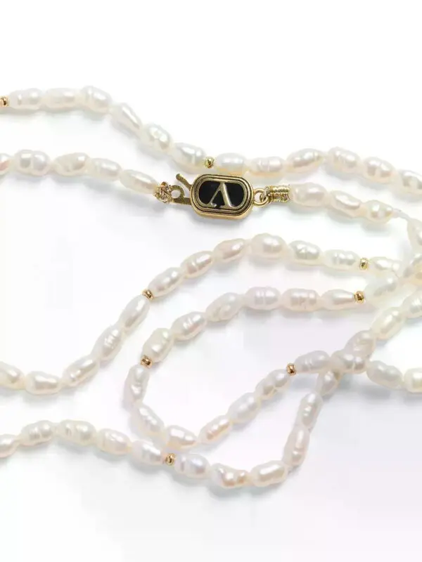 Valentino Garavani Ovalette Pearl Necklace